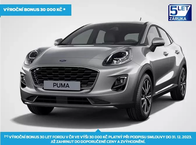 FORD Puma TITANIUM 1,0 EcoBoost Hybrid (mHEV) 92 kW · Louda Auto